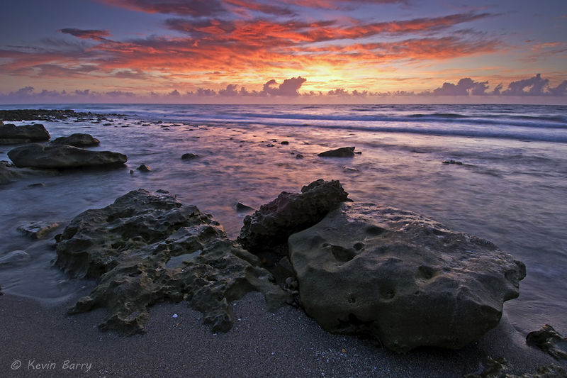 Blowing Rocks Preserve at sunrise | Jupiter, Florida | Kevin Barry ...